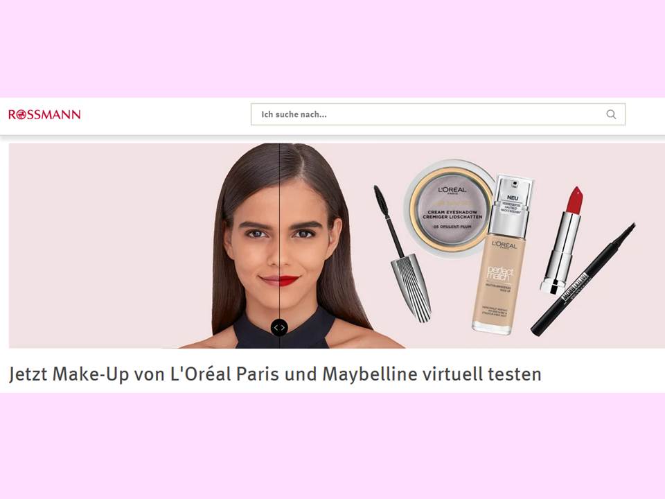 Digitaler Mehrwert: Rossmann integriert Augmented Reality in Online-Shop